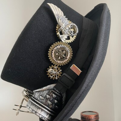 Steampunk Pin Badge Brooch Rosegold Copper Bee With Brass Cogs PM02 - Etsy