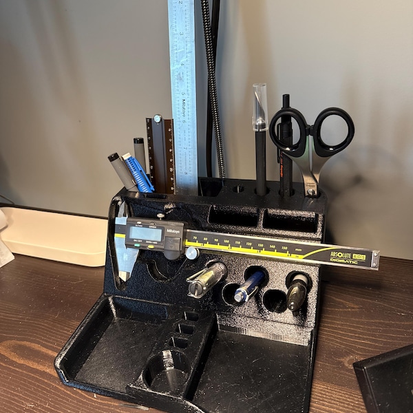 Engineer Desk Organizer, Tool Caddy, Machinist Tool Holder, Calipers ...