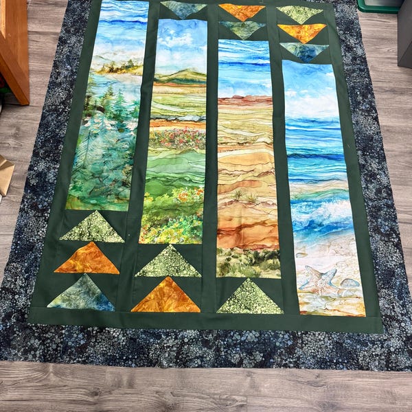 PDF QUILT PATTERN - Ingots - Northcott Cedarcrest Falls Quilt Pattern ...