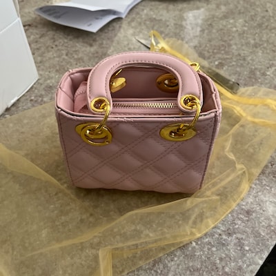 Personalized Round Flower Girl Purse, Custom Name Handbag for Girls ...