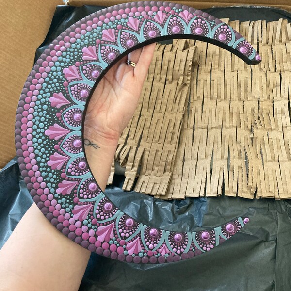 DIGITAL Step by Step Mandala Moon Dot Painting Tutorial - Etsy