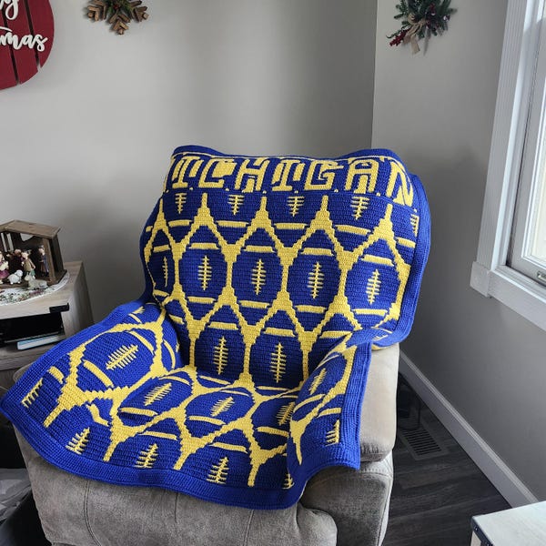 Mosaic Crochet Alphabet-large Block Font, Mosaic Overlay Crochet ...