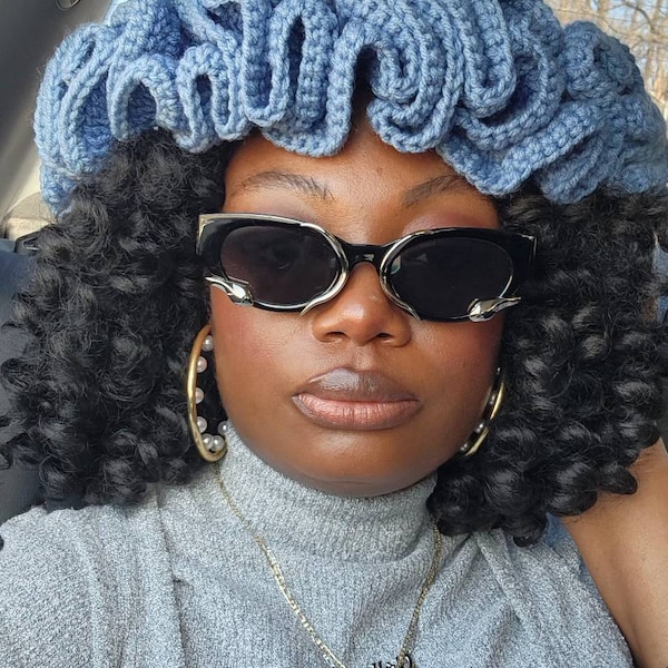Solid Wavy Hat (choose Your Color) - Etsy
