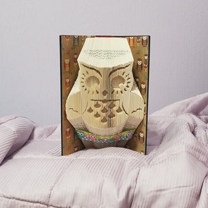 Owl Combi Book Folding Pattern and Beginners Tutorial. Mahe Your Own ...