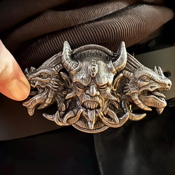 Motorhead War Pig Snaggletooth Belt Buckle | Heavy Metal Rock Accessory ...