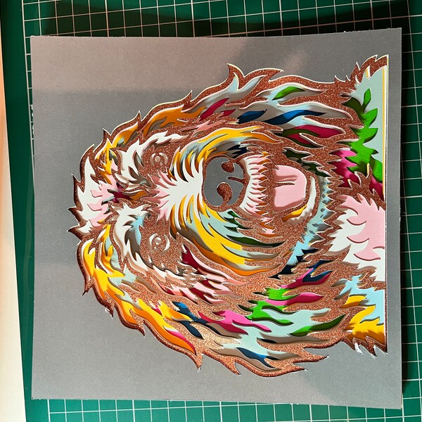 Cockapoo 3D Layer SVG/ Colorful Dog 3D Mandala/ 3D Dog Shadow Box/ Cockapoo Dog Pop Art/ Pet ...