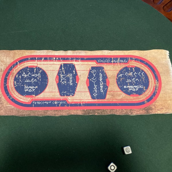 Sabacc Play Mat From Galactic Starcruiser Halcyon's Sublight Lounge ...