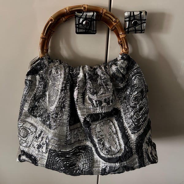 Bamboo Handle Tote Bag PDF Pattern Tutorial Instant Download - Etsy