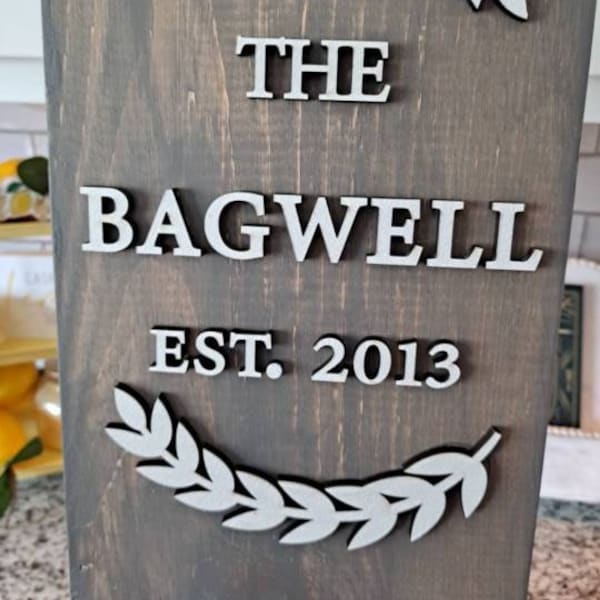 Welcome Sign, Porch Decor, Family Name Welcome Sign, Welcome Sign Front ...
