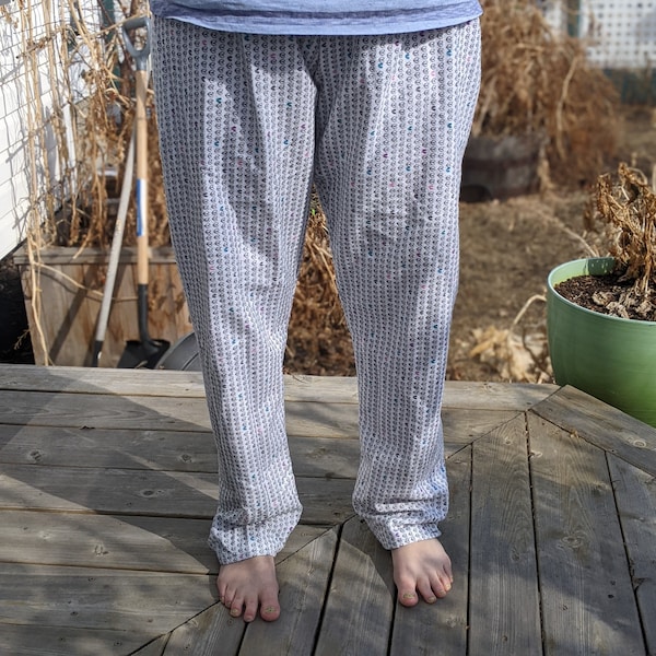 Unisex Pajama Pants Sewing Pattern: Easy Beginner Project (PDF Pattern ...