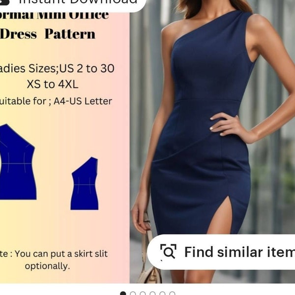 Bridal Gown Sewing Pattern, High-low Dress Pattern, Ball Gown, Fairy ...