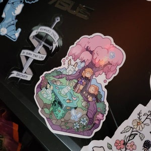 Zelda Satori Mountain Sticker - Etsy