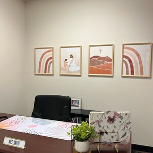 Rainbow CHRISTIAN WALL ART God Faithfulness Christian Art - Etsy