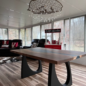 Dining Table Legs With Unique Tree Design. Premium Quality Made With ...