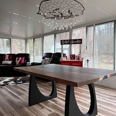 Dining Table Legs With Unique Tree Design. Premium Quality Made With ...