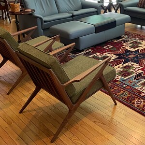 Solid Walnut Z Chair - Etsy