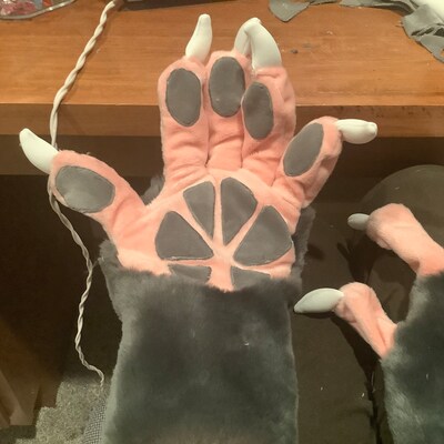 5-finger Webbed Handpaw Pattern - Etsy