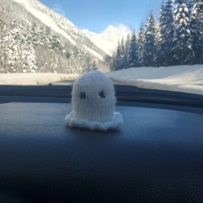 Knit Your Own Friendly Little Ghost pdf Knitting Pattern - Etsy