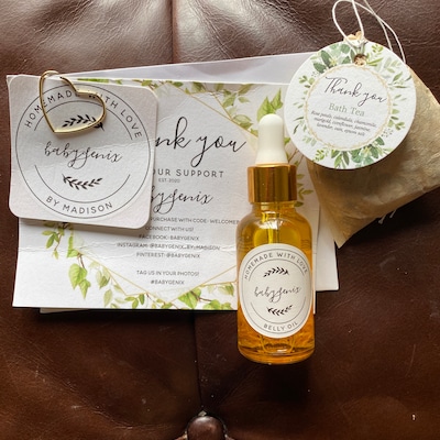 Organic Baby Essentials Box Organic Baby Starter Supply Box - Etsy