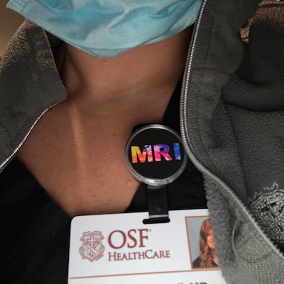 MRI Safe Badge Reel Mri Tech Badge Holder radiology Badge Reel MRI MRI ...