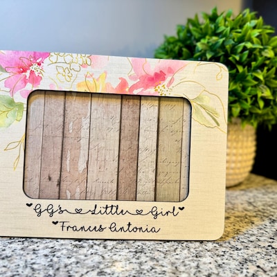 Hand Picked for Earth by My Rainbow Baby Grandparents Picture Frame ...