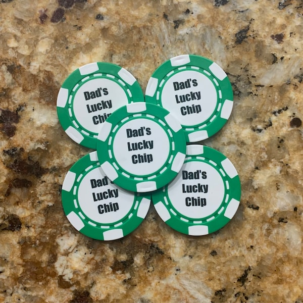 1 to 1000 Custom Poker Chips, Imprinted With Your Personalized Text on ...