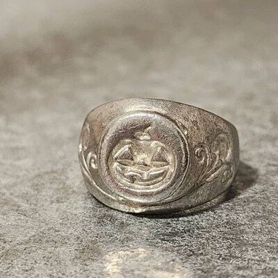 Fire Fern Wax Seal Signet Ring - Etsy