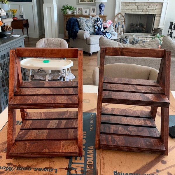 DIY Tiered Ladder Display - PDF Build Plans - Craft Fair Display ...