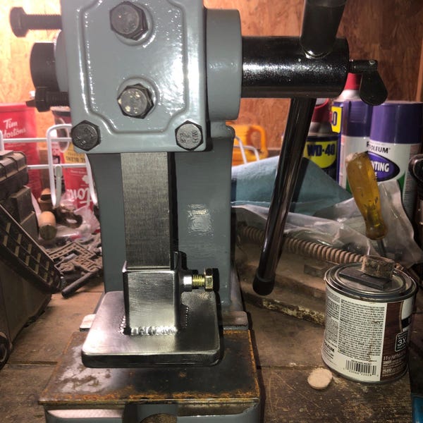 Arbor Press Accessory Attachment Foot- Steel Press Plate Clicker- Hand ...