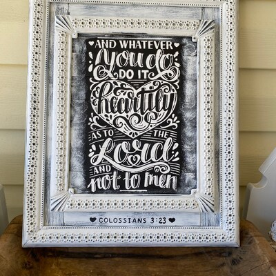 Typewriter Stencil Magnolia Design Co 12 X 12 Reusable - Etsy