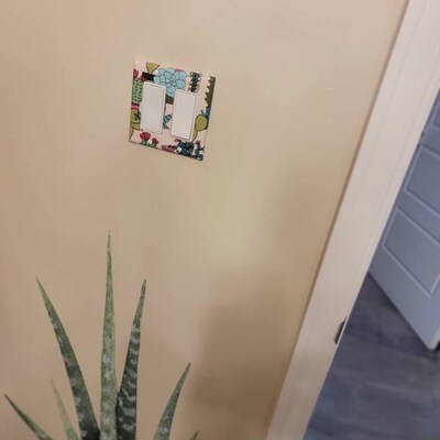 Leopard Light Switch Plate / Leopard Cheetah Print Single Light Switch ...