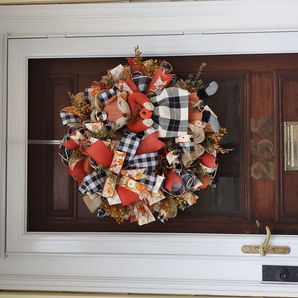 Primitave Wreath, Patriotic Summer Door Decor, 4th of July Decoration ...