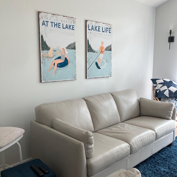 Custom LAKE LIFE Poster Lake of the Ozarks Coastal Decor, Self Care ...