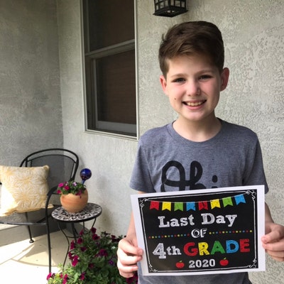 Last Day of Fourth Grade Sign Instant Download Print Yourself, Last Day ...