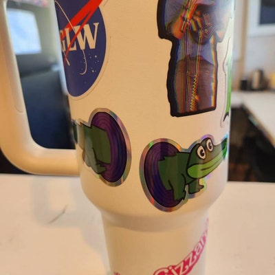 Gizzy Enters the Portal Holographic Sticker pair - Etsy