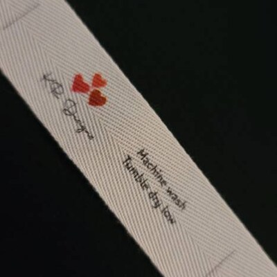 20x70mm,cotton Twill Webbing,flat or Folded Labels,tags for Knitted ...