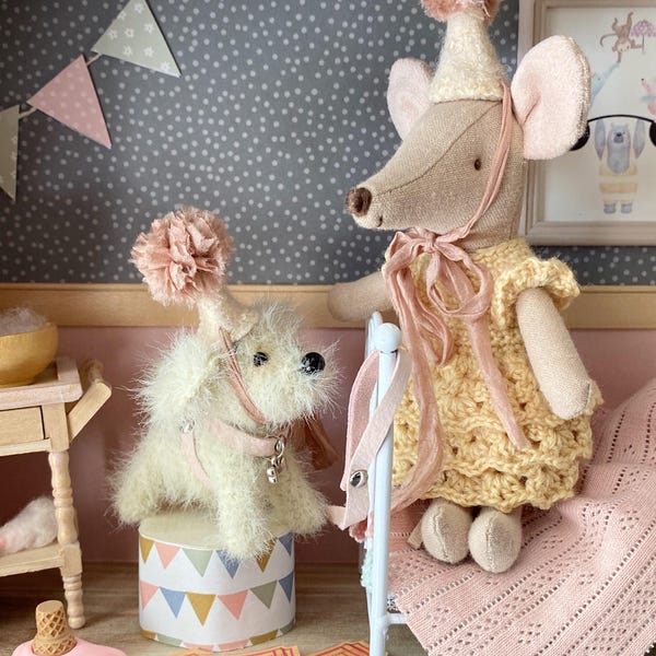 Maileg Miniature Bear Bag, Mouse Accessories 1:12 Scale - Etsy