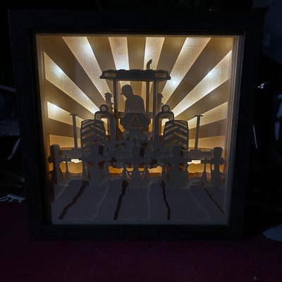 Shadow Box Frame Svg Cnc or Laser Cut Template for 3mm - Etsy