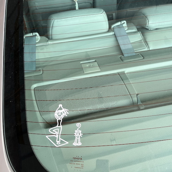 Stick Figure Decals Family Vinyl | Car Vehicle SUV Truck Van Permanent ...