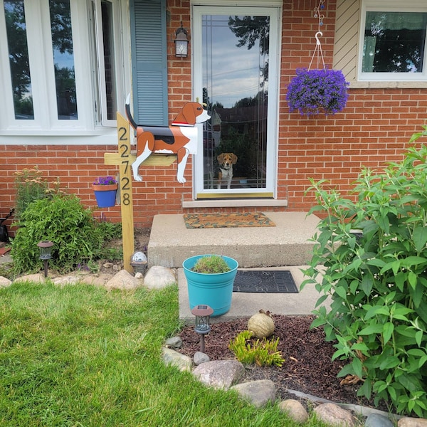 Beagle Dog Mailbox - Etsy