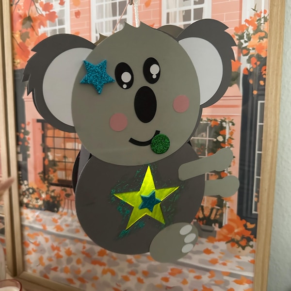 Koala Lantern Craft Template for Girls and Boys / PDF SVG DXF Plotter ...