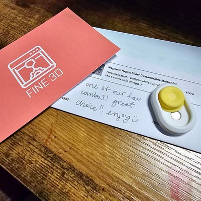 JUMBO Magnetic Haptic Slider Customizable Multicolor - Etsy