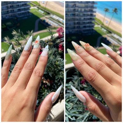 Handmade Doja Press on Nails Y2k Style Nails / Punk Nails / - Etsy