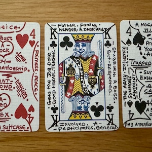 Cartomancy Card Meanings 52 Pages PDF - Etsy