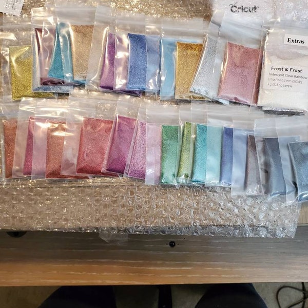24-bag Ultra Fine Holo Glitter Sample Pack | 0.2 MM | 5G | 10G ...