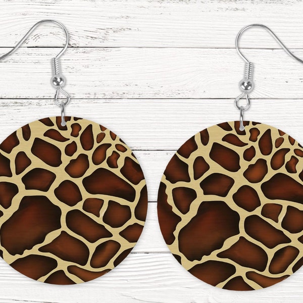 Dye Sublimation 1.5 Inch Round MDF Earrings | Add Your Own Image and ...