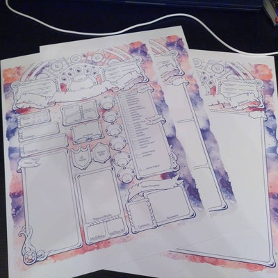 Spellbound Character Sheets D&D 5e - Etsy