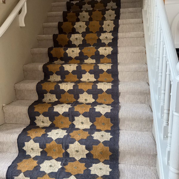 4x8 Feet Wool Jute Kilim Rug,vintage Area Rug Boho Decor Rug,handmade ...