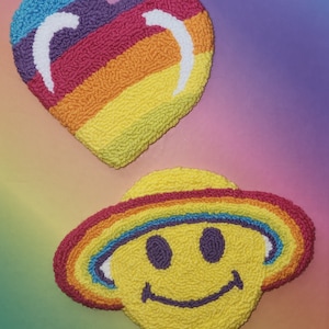 Punch Needle Sushi Coffee Coaster Tufted Mug Rug Custom - Etsy