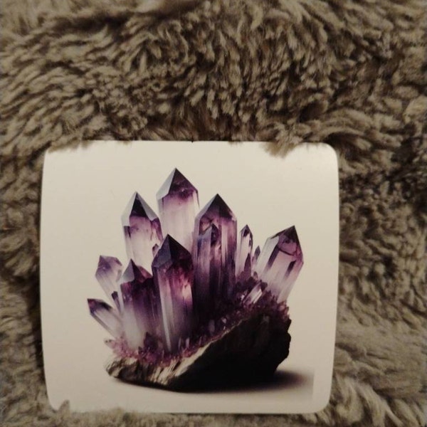 Ruby Crystal Fridge Magnet Modern Colorful Unique Vibrant Gems Decor ...